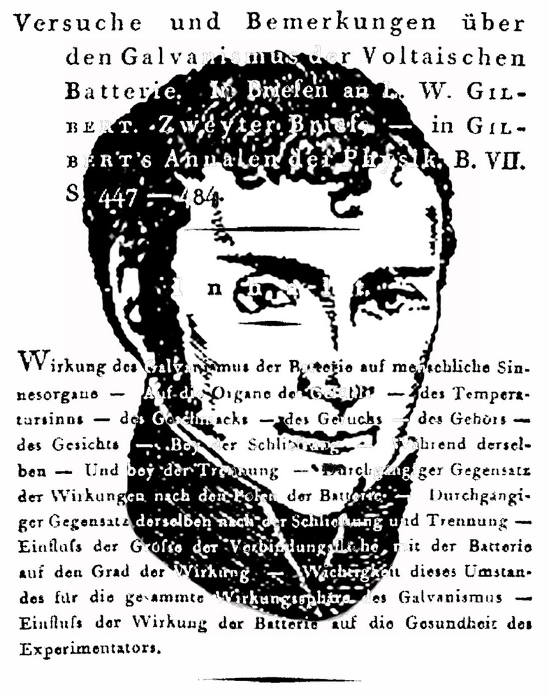 Johann Wilhelm Ritter | Portraits of European Neuroscientists